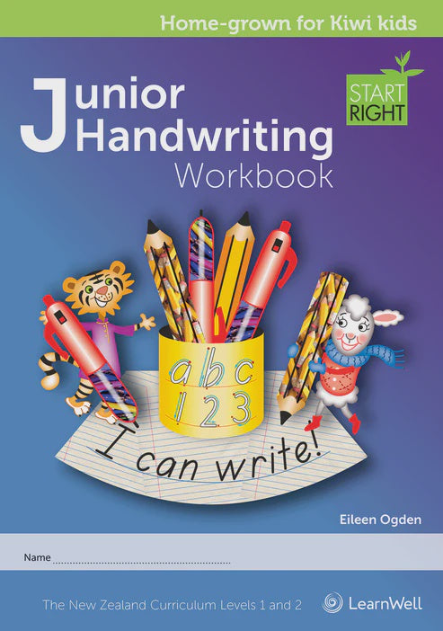 Junior Handwriting Start Right Workbook – Tawa Books & Post