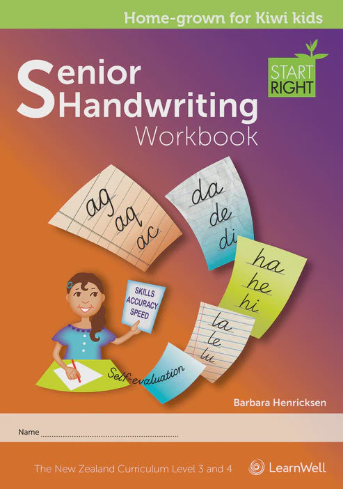 Senior Handwriting Start Right Workbook – Tawa Books & Post