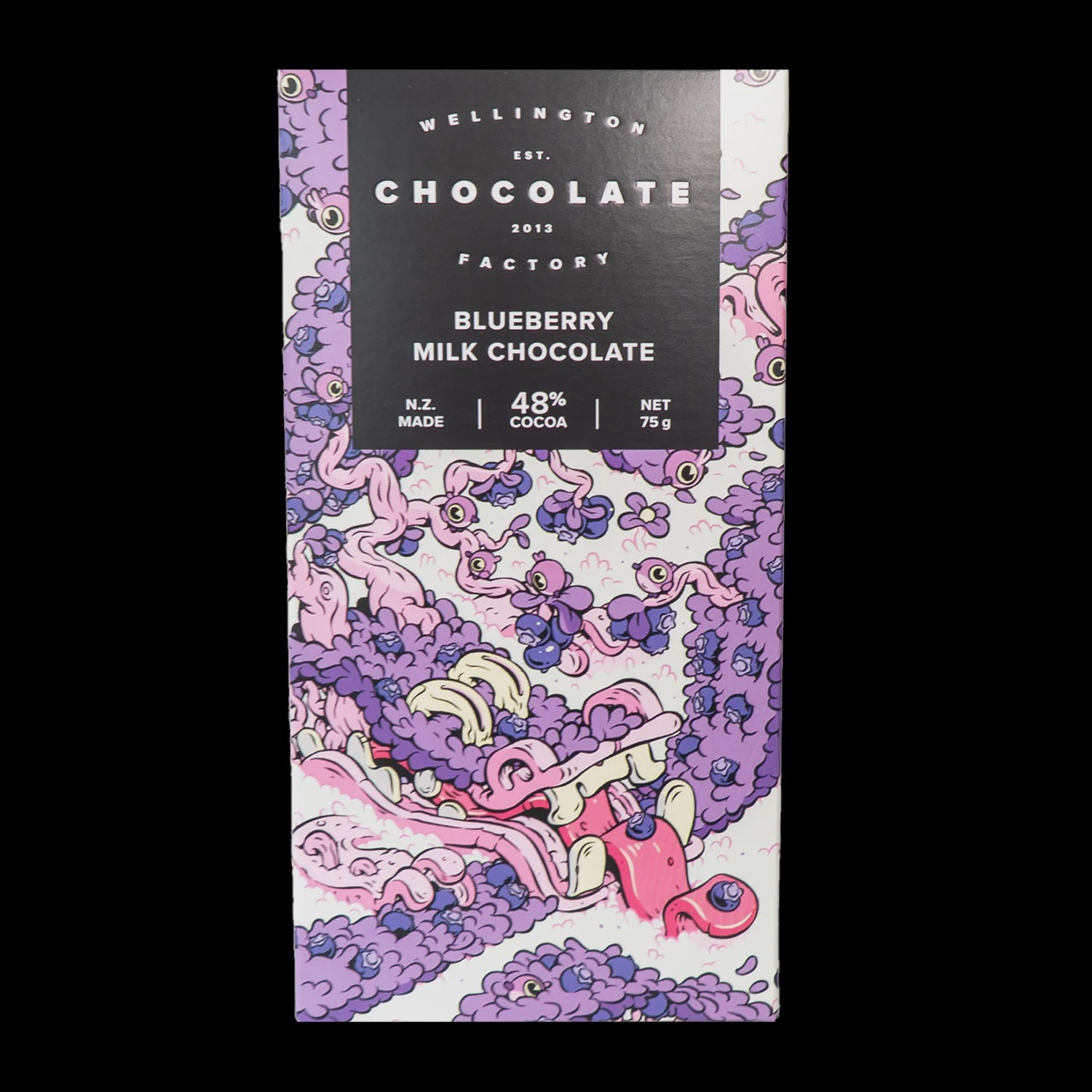 WCF Blueberry Milk Chocolate 75g bar – Tawa Books & Post