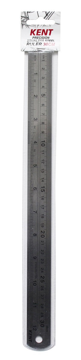 KENT STEEL RULER 300MM – Tawa Books & Post
