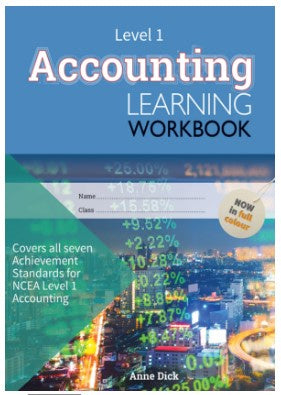 NCEA Level 1 Accounting Learning Workbook (OPTIONAL) – Tawa Books & Post