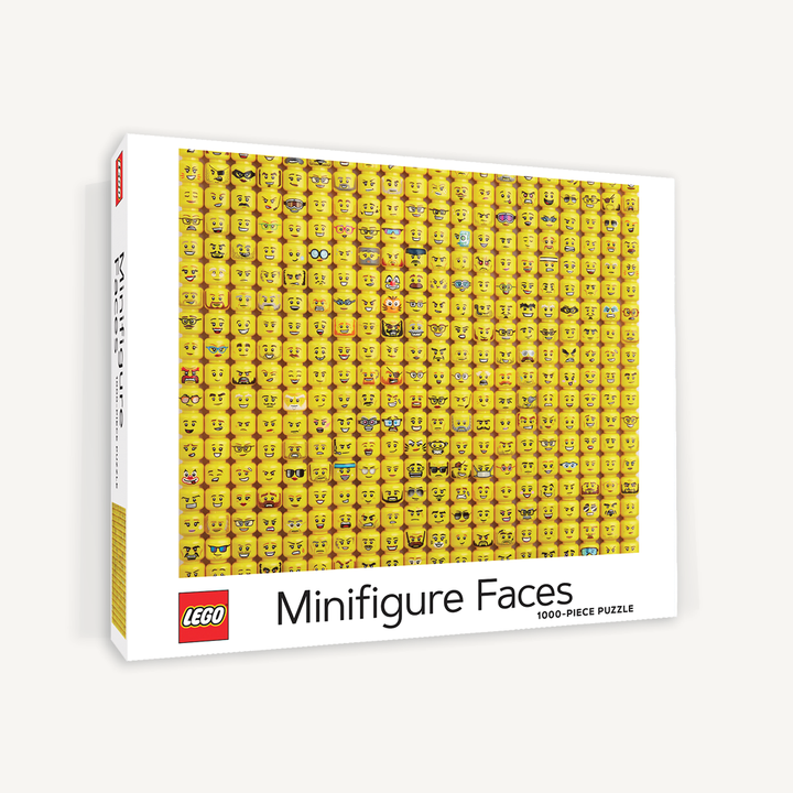 LEGO: MINIFIGURE FACES 1000 Piece Jigsaw puzzle – Tawa Books & Post